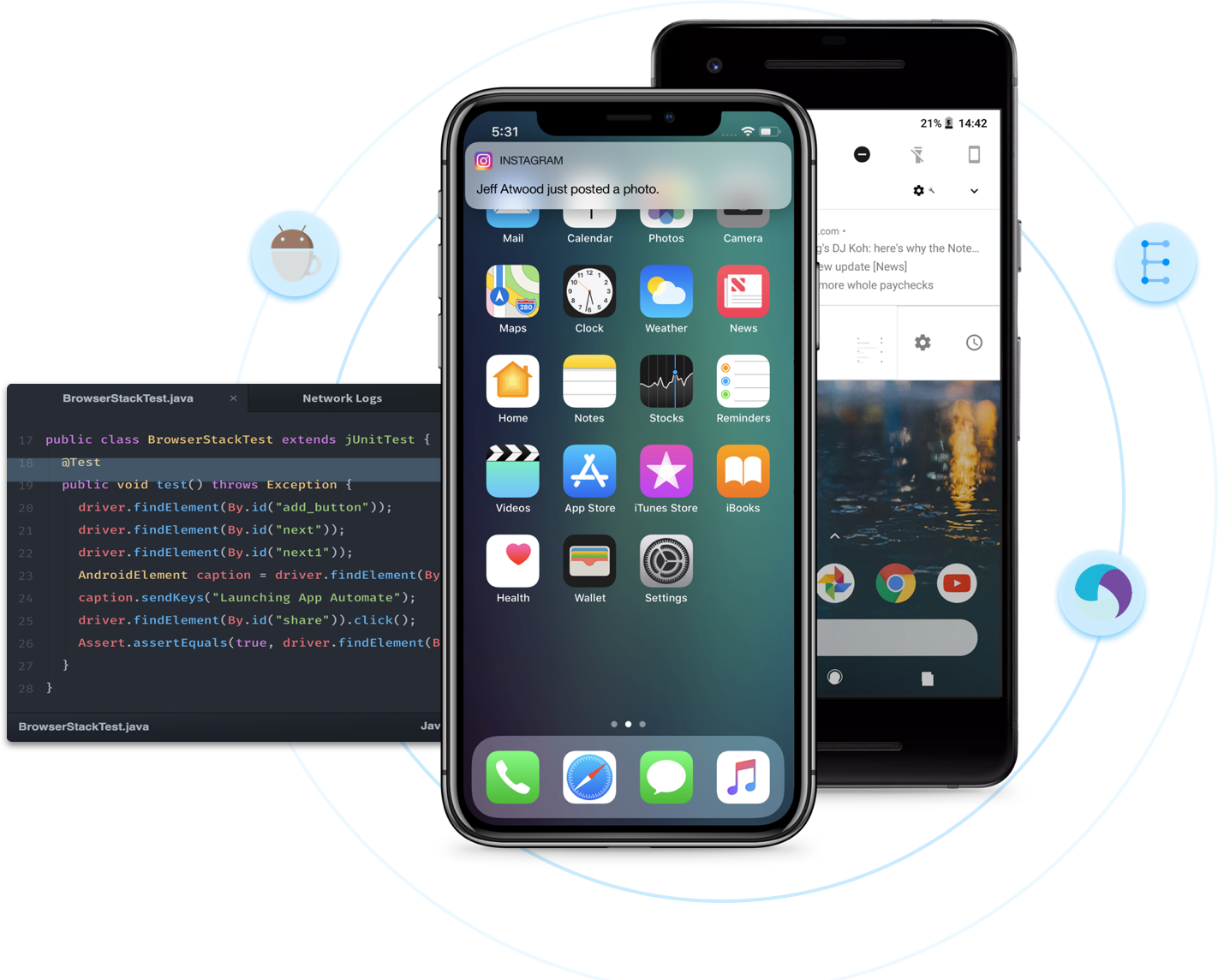 Automated App Testing On Real Mobile Devices BrowserStack