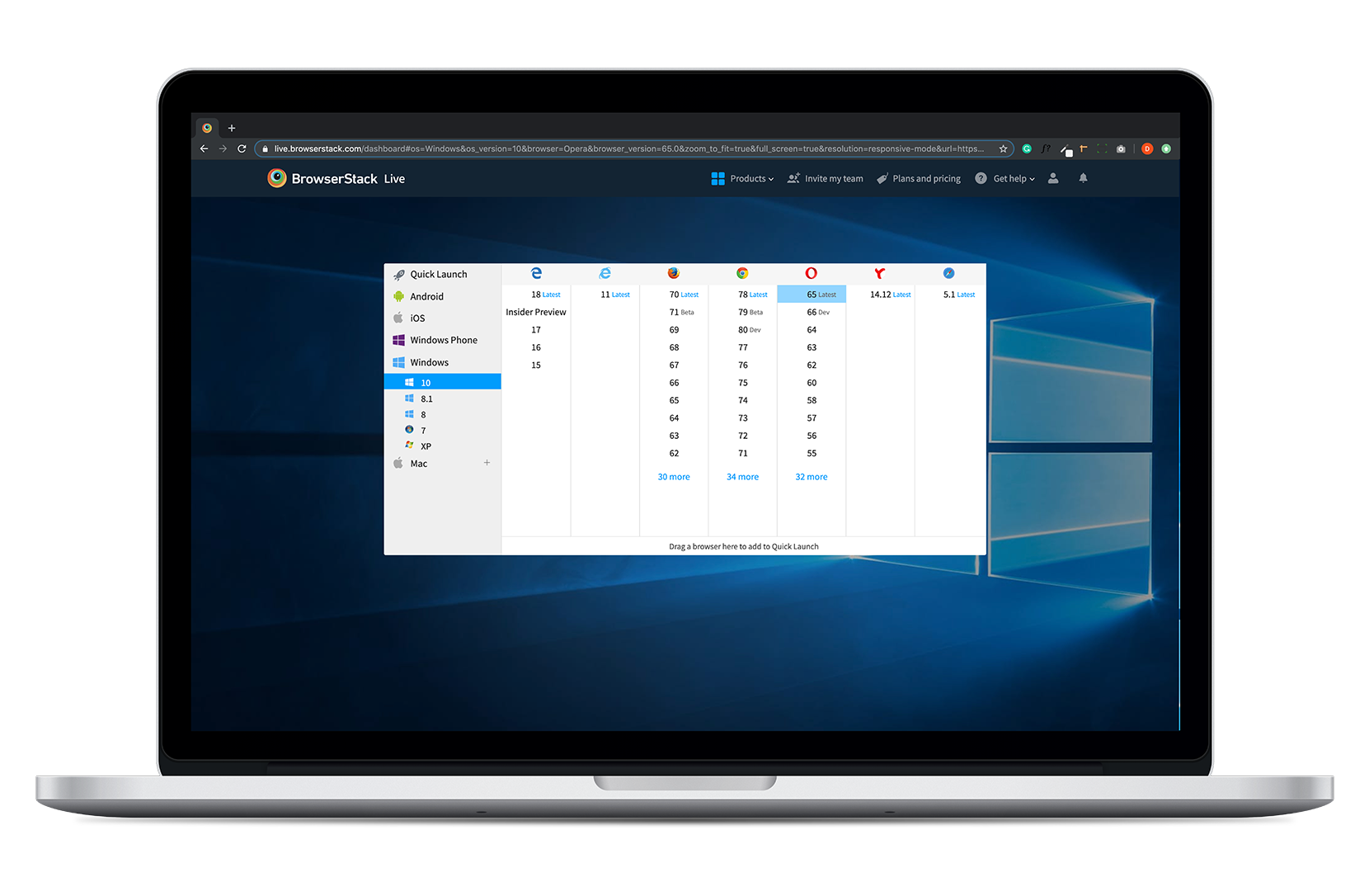Opera Browser Testing on Real Devices, no VMs | BrowserStack