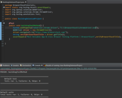 How to Build and Execute Selenium Projects | BrowserStack