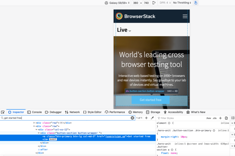How to inspect element on Android device | BrowserStack