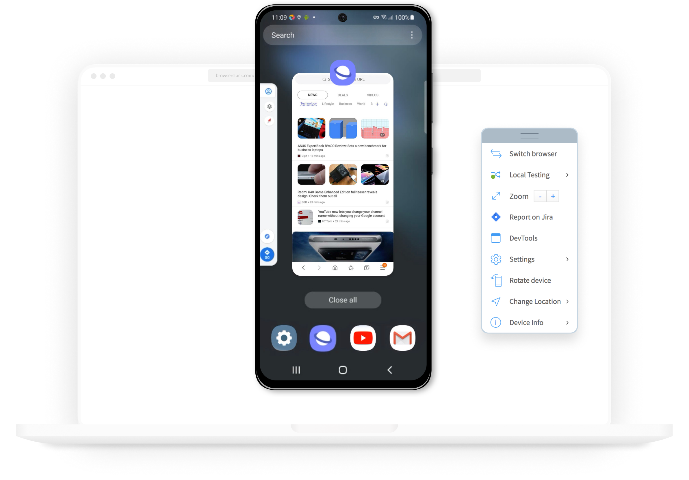 Free Samsung Internet Testing on BrowserStack