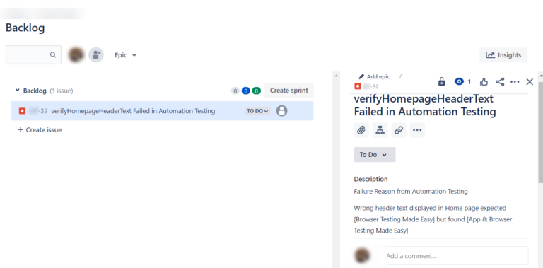 How to integrate Jira with Selenium | BrowserStack
