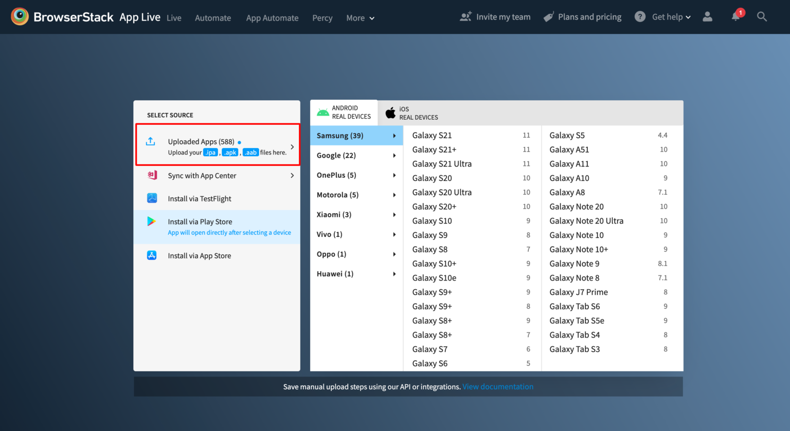How to test In-App Purchases on Android Devices | BrowserStack