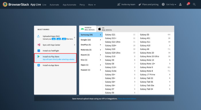 How to test In-App Purchases on Android Devices | BrowserStack