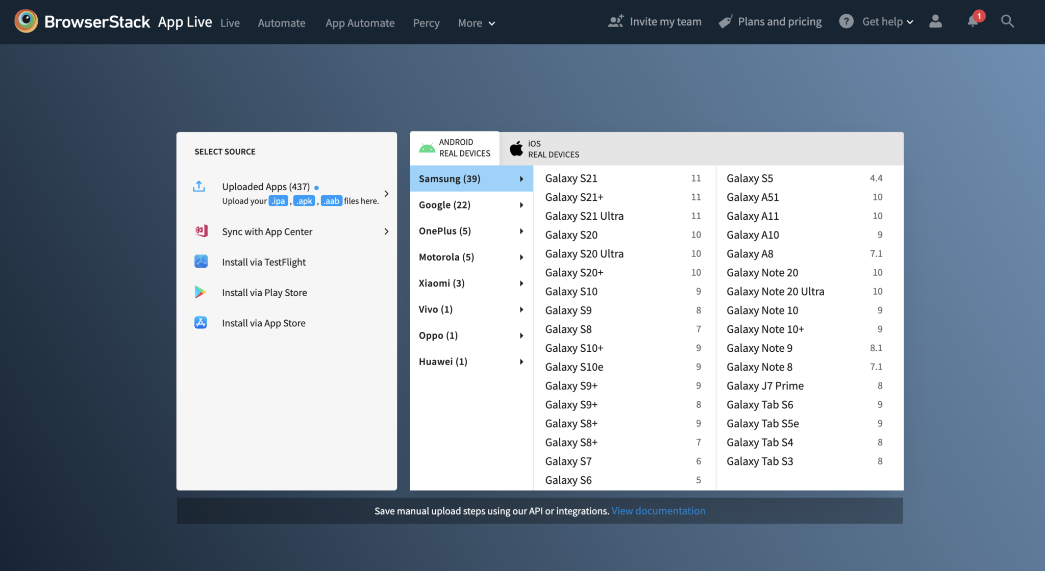 How to test In-App Purchases on Android Devices | BrowserStack