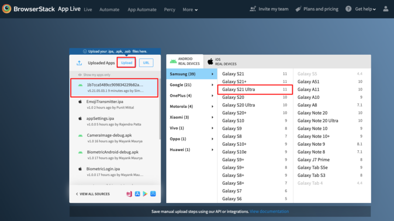 How to Run APK Online in a Browser | BrowserStack