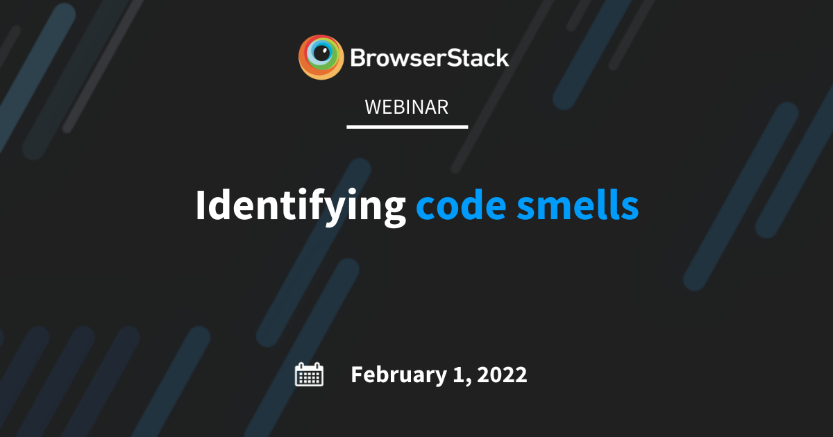 Thank You: Identifying code smells | BrowserStack