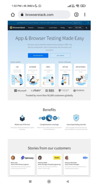 How to view desktop sites on Android | BrowserStack