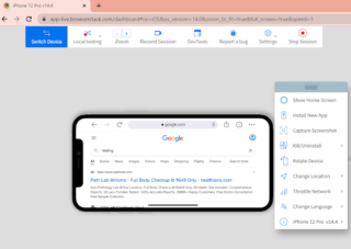 Test Mobile Applications in Landscape and Portrait Modes | BrowserStack