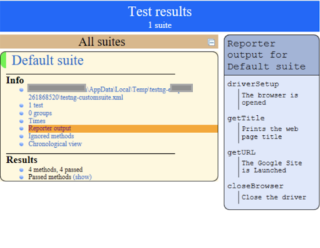 How to use TestNG Reporter Log in Selenium | BrowserStack