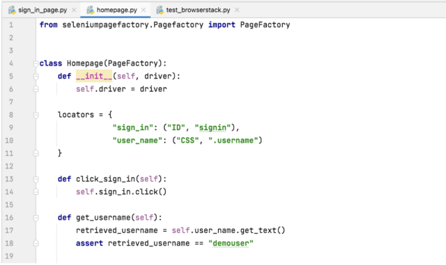 Page Object Model And Page Factory In Selenium Python Browserstack
