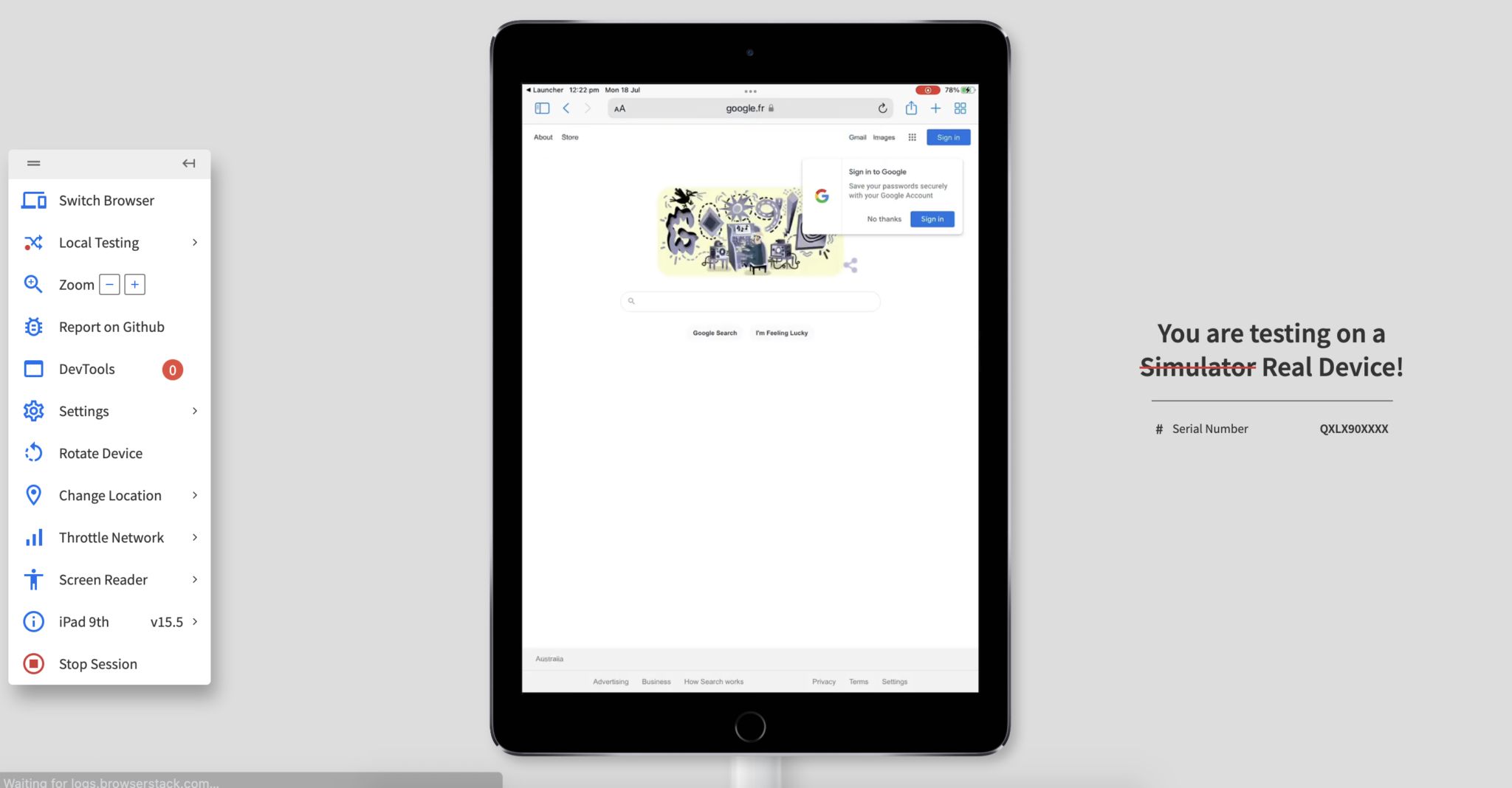 How to Debug Web and Native Apps on iPad | BrowserStack