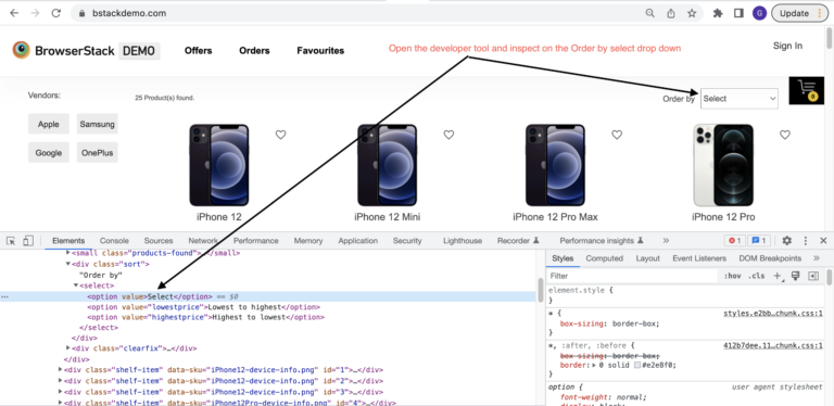 How to Handle Dropdown in Cypress | BrowserStack
