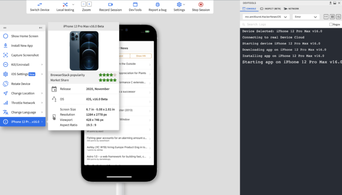 How to Debug iOS App in Chrome | BrowserStack