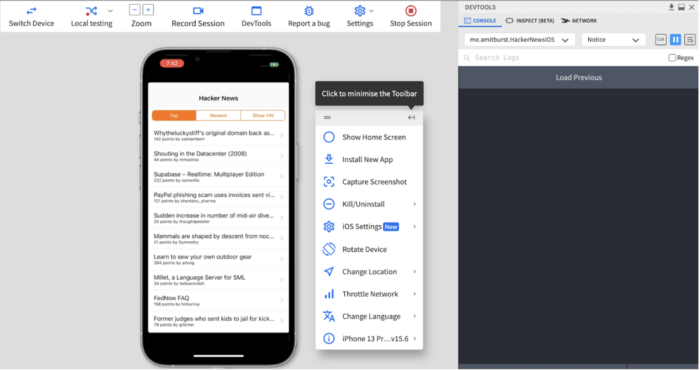 How to Debug iOS App in Chrome | BrowserStack