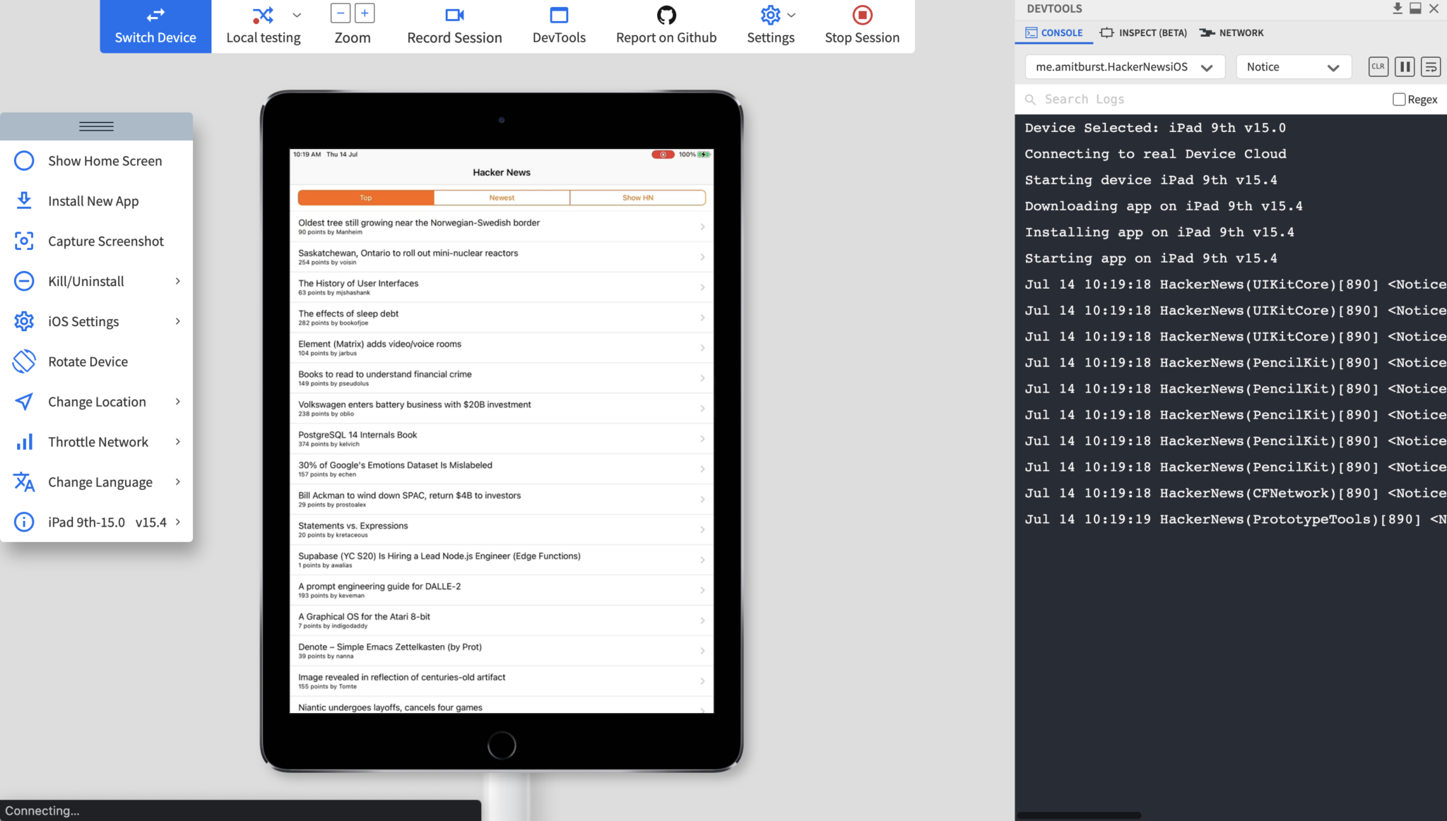How to Debug Web and Native Apps on iPad | BrowserStack