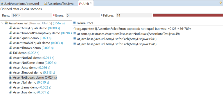 Understanding JUnit assertions for Selenium Testing | BrowserStack