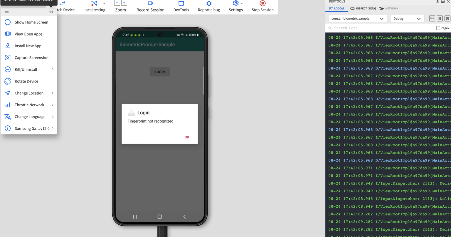 How To Test Biometric Authentication On Ios And Android Browserstack
