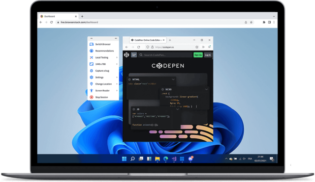 Test on Windows Online, no VMs | BrowserStack