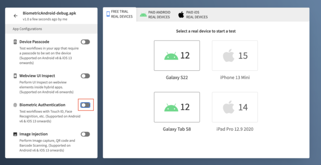 How to test Biometric Authentication on iOS & Android | BrowserStack