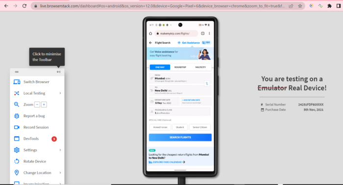 Mobile Device Emulator For Website Testing Vs Real Devices Browserstack 7916