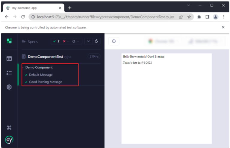 Perform Component Testing Using Cypress Tutorial Browserstack