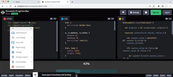 Creating a Cross-Browser Compatible HTML Progress Bar | BrowserStack