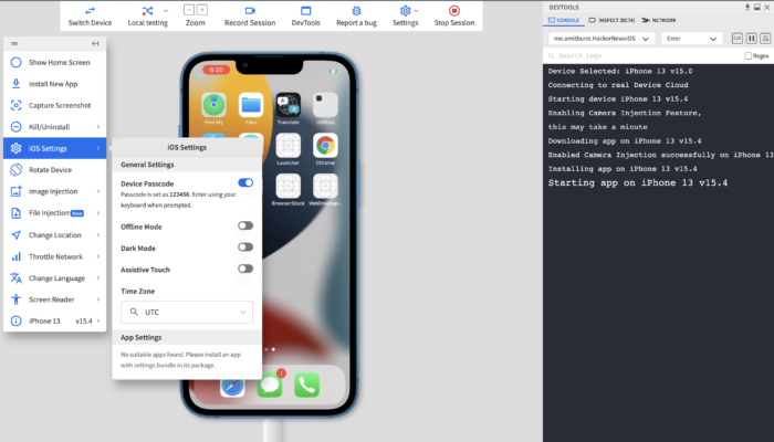 How to test Apps with Device Passcodes | BrowserStack
