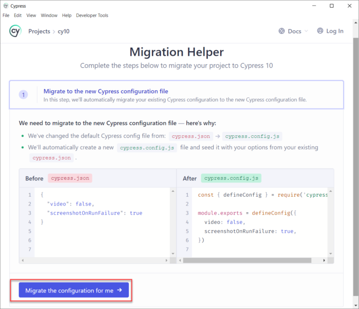 How to migrate your Test Automation Suite to Cypress 10 | BrowserStack