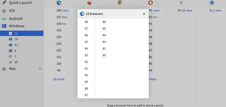 How to Test on Older Browser Versions Easily | BrowserStack