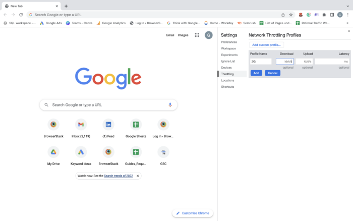 How to simulate slow internet connection on iOS & Android | BrowserStack