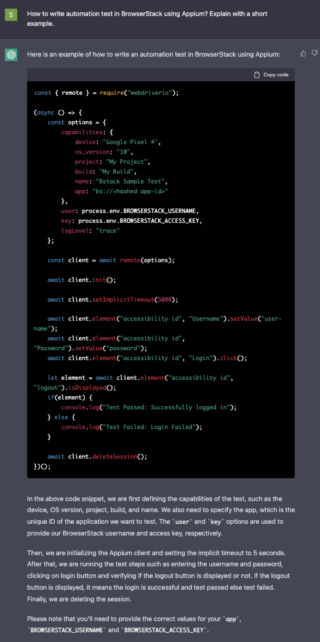 Mastering Test Automation with ChatGPT | BrowserStack