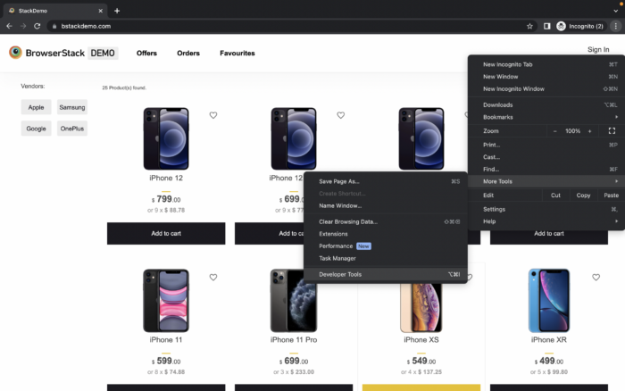 How To Inspect Element In Chrome Browserstack