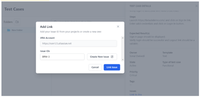 How To Create And Manage Test Cases In Jira And Browserstack Test Management Browserstack