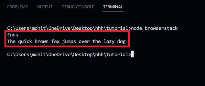 NodeJS Tutorial | BrowserStack