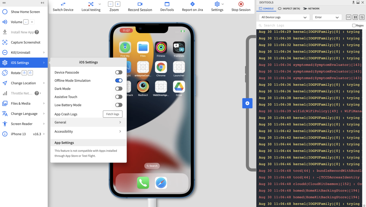 How to Test Mobile Apps in Offline Mode? | BrowserStack