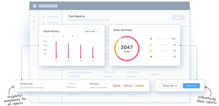 Central Reporting Dashboard - Accessibility Testing Features | BrowserStack