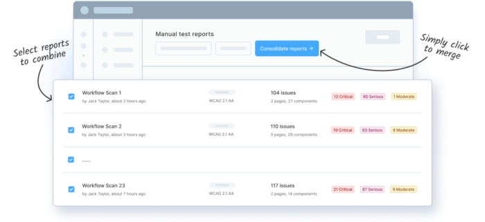Central Reporting Dashboard - Accessibility Testing Features | BrowserStack