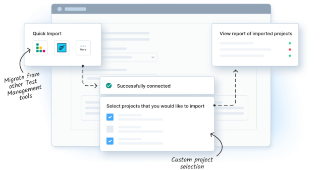 Hassle-free Migration | BrowserStack Test Management | BrowserStack