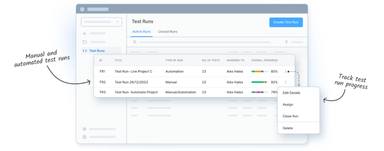 Test Run Management | BrowserStack Test Management | BrowserStack