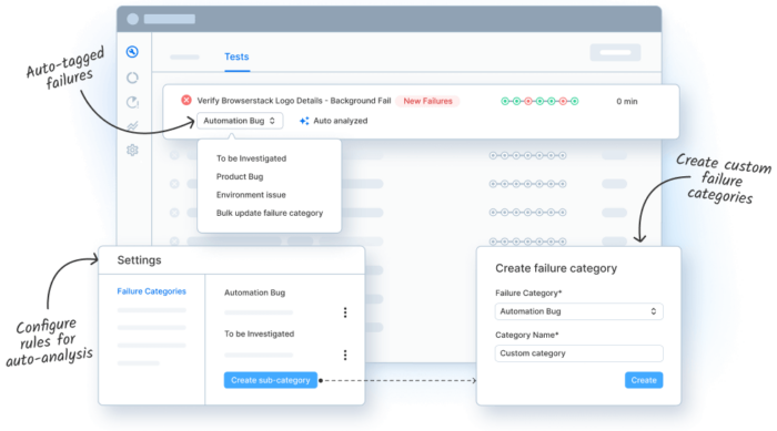 AI-driven Test Failure Analysis | BrowserStack Test Reporting & Analytics