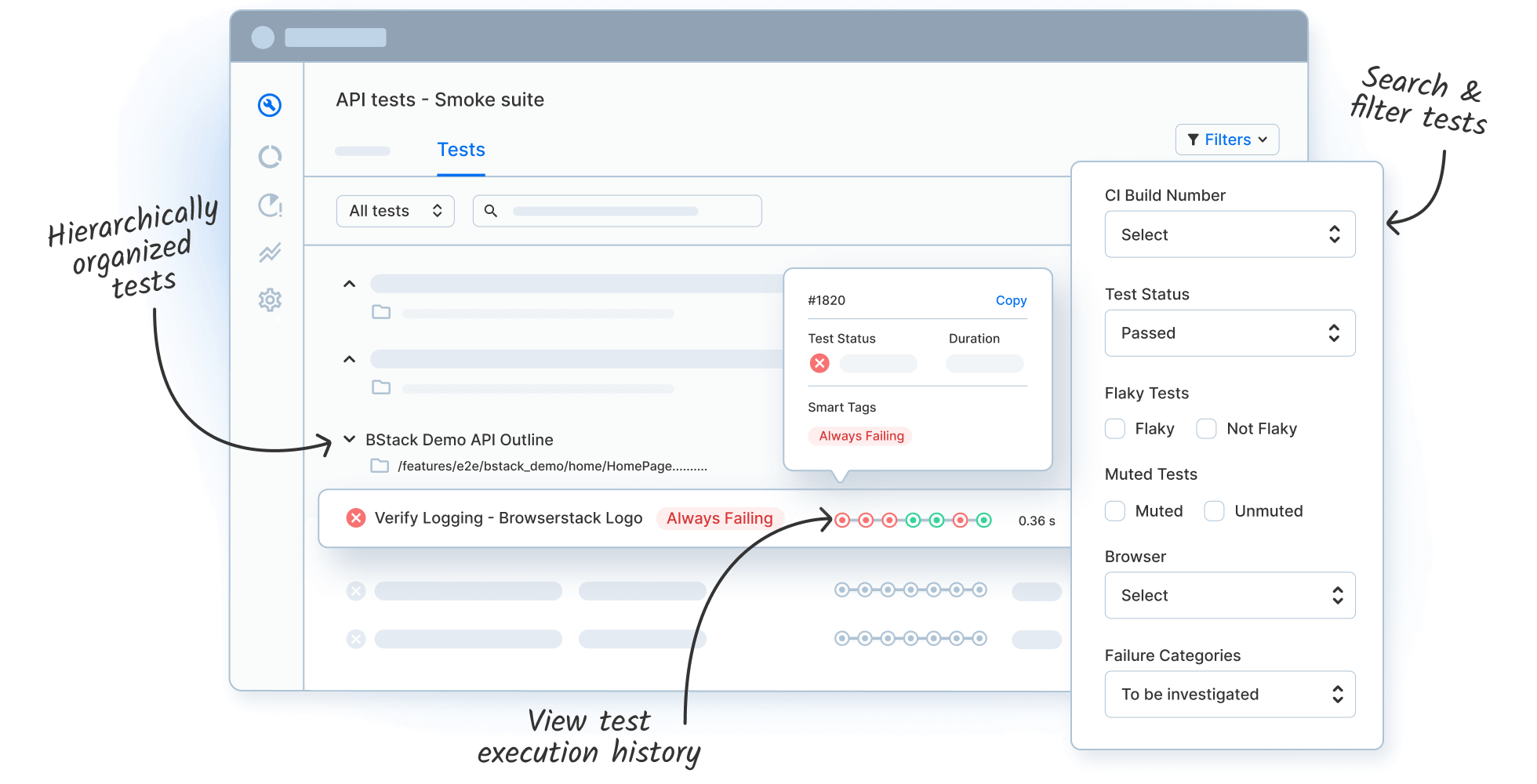 AI-driven Test Reporting | BrowserStack Test Reporting & Analytics