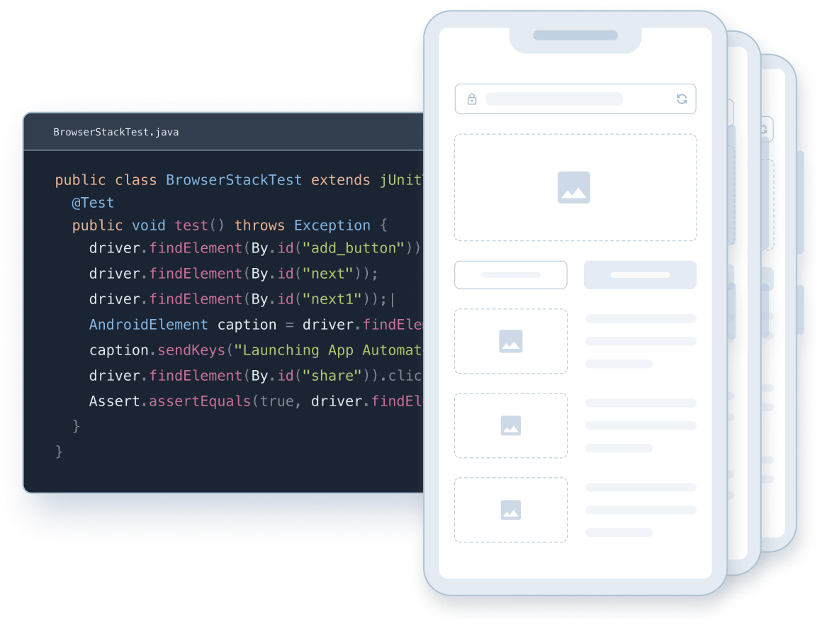 Automated App Testing On Real Mobile Devices | BrowserStack