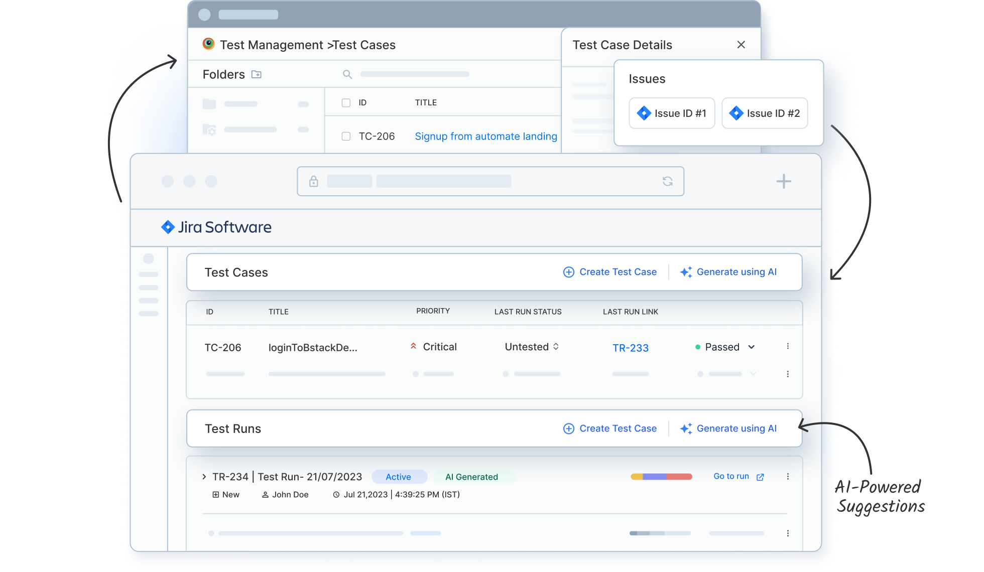Test Management Features BrowserStack