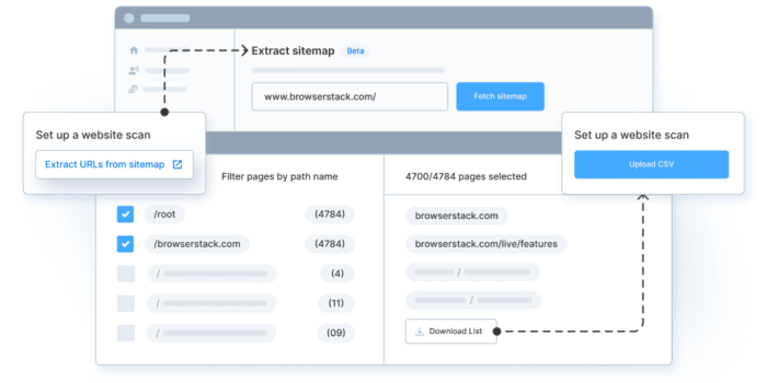 Website Scanner - Accessibility Testing Features | BrowserStack