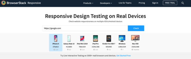 How to test website in different screen sizes | BrowserStack
