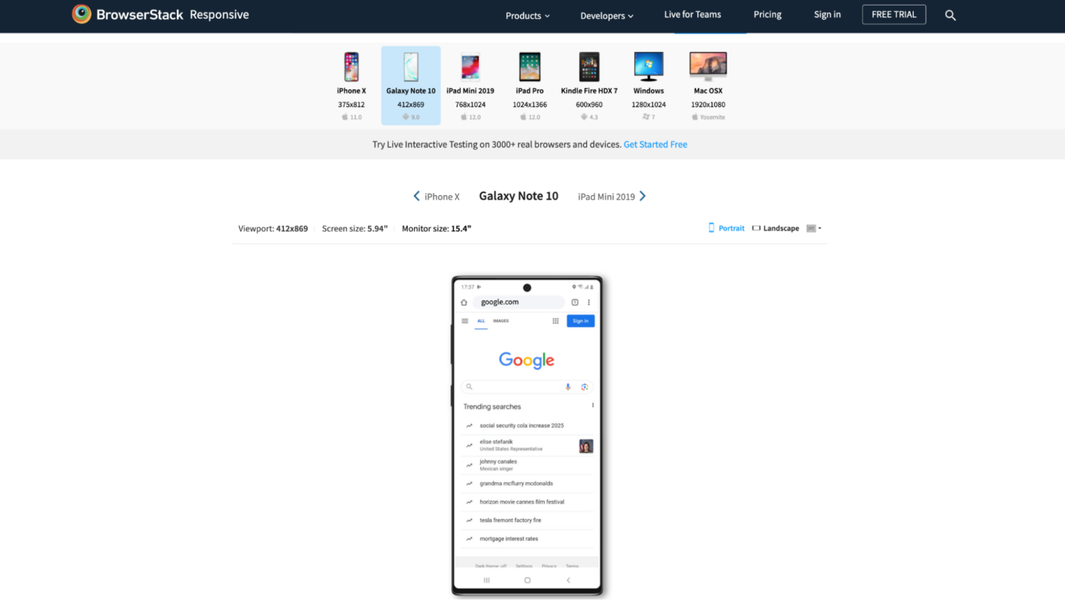 How to test website in different screen sizes | BrowserStack