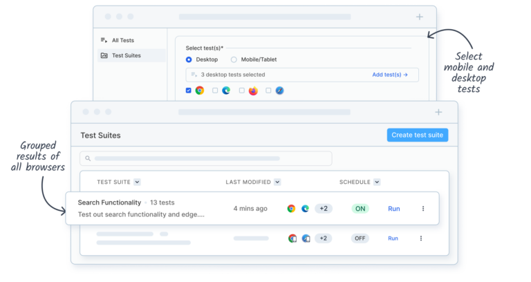 BrowserStack Low-Code Automation - Features | BrowserStack