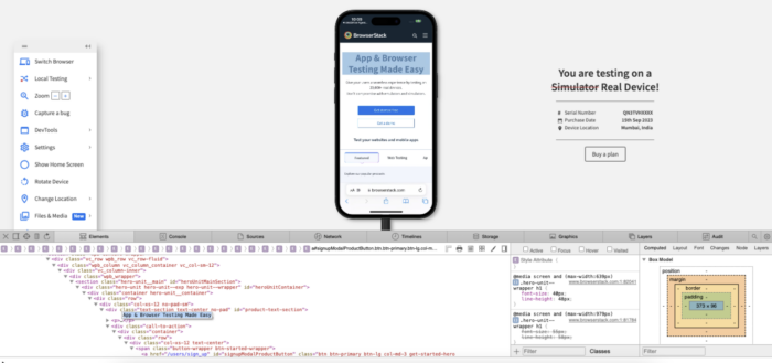 How to inspect element on iPhone | BrowserStack