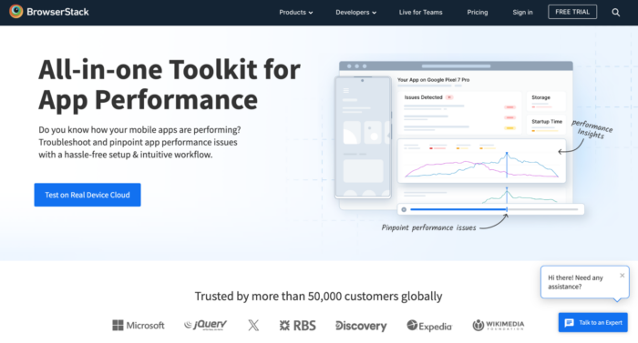 Top 15 Tools for Mobile App Performance Testing | BrowserStack